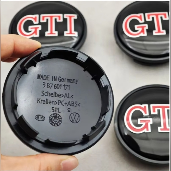 Other | 4 New 65mm Vw Volkswagen Gti Rim Center Caps | Poshmark